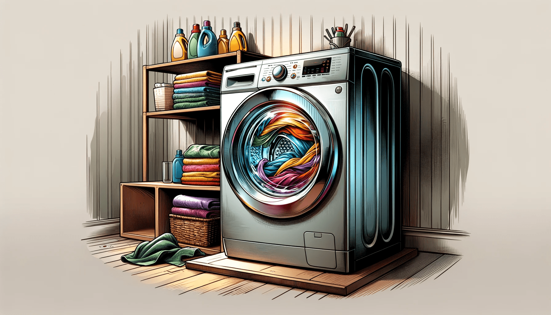 How does a front load washer work?