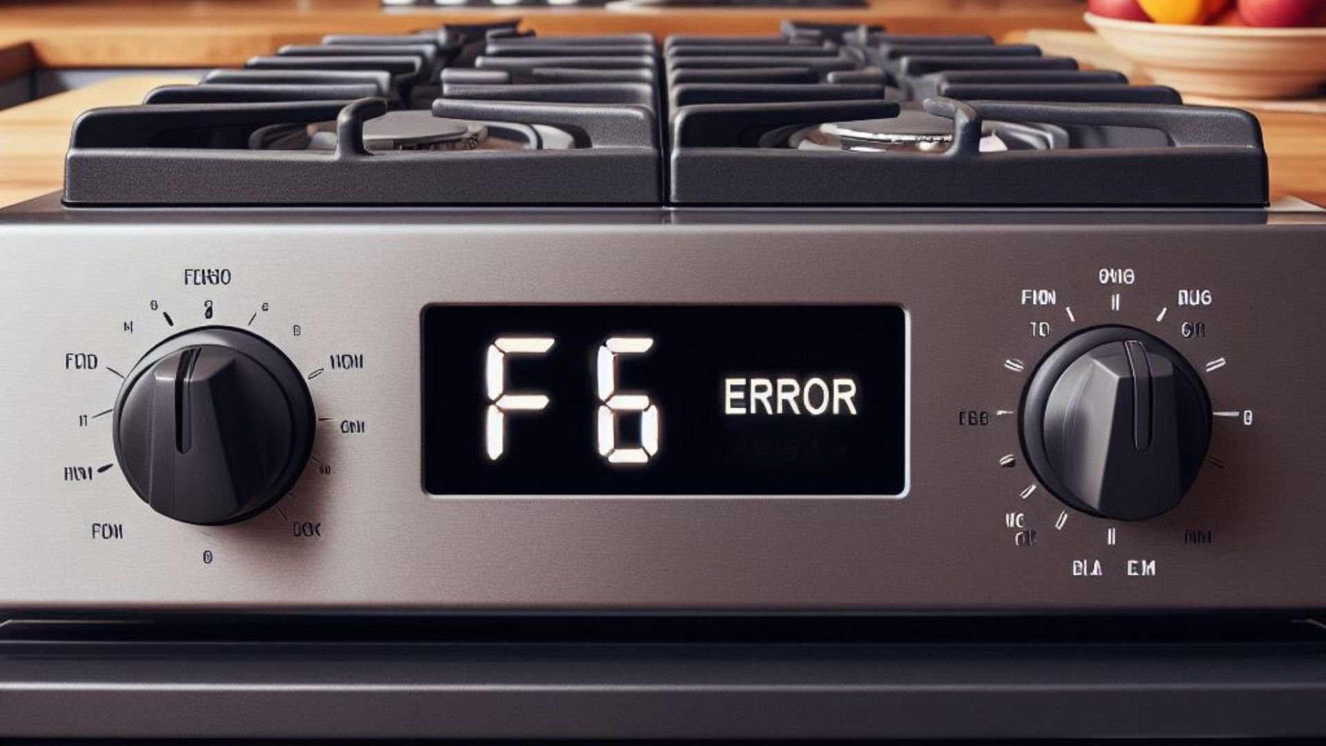 F6 error on a gas GE range: A troubleshooting guide