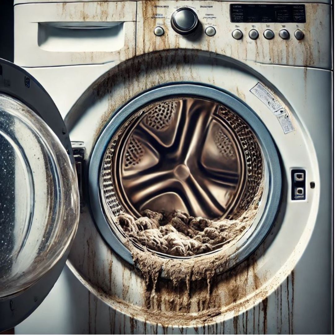 Why a front load washer leaves stains on clothing & how to prevent it