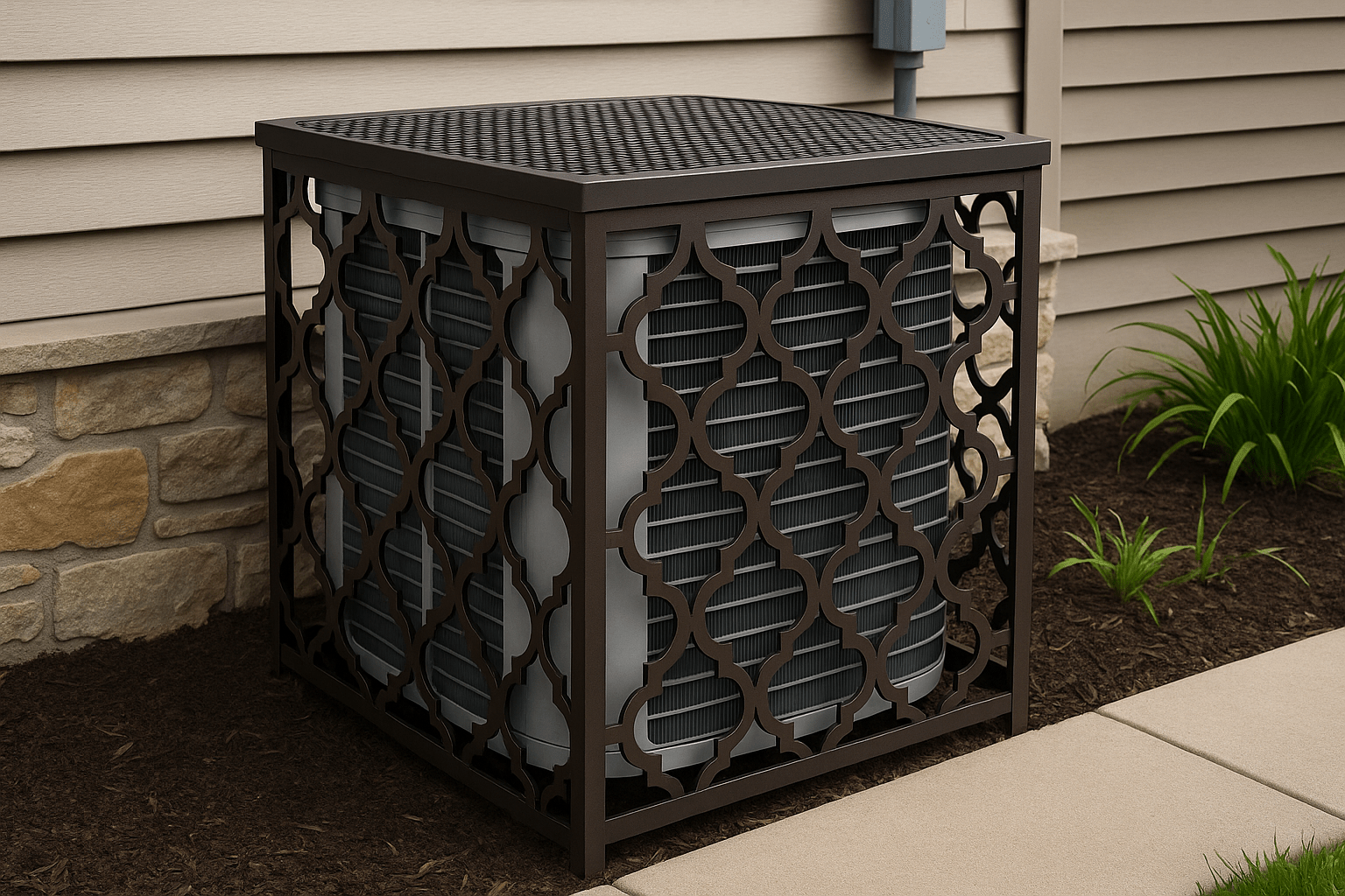 Quiet Down Your AC with a Sound-Reducing Condenser Enclosure