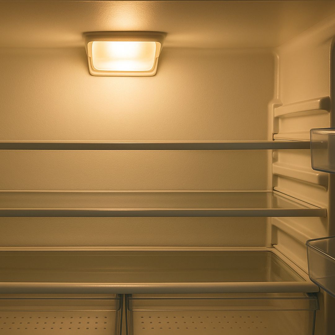 How to replace the light frame on an LG refrigerator